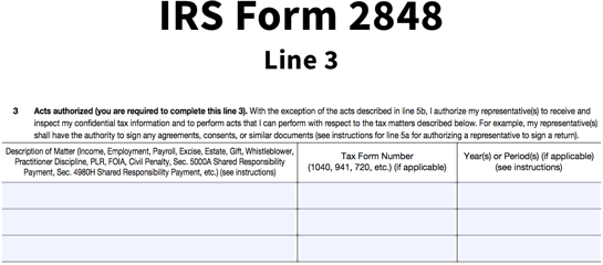 Tips for Filling Out IRS Form 2848, Power of Attorney and Declaration ...