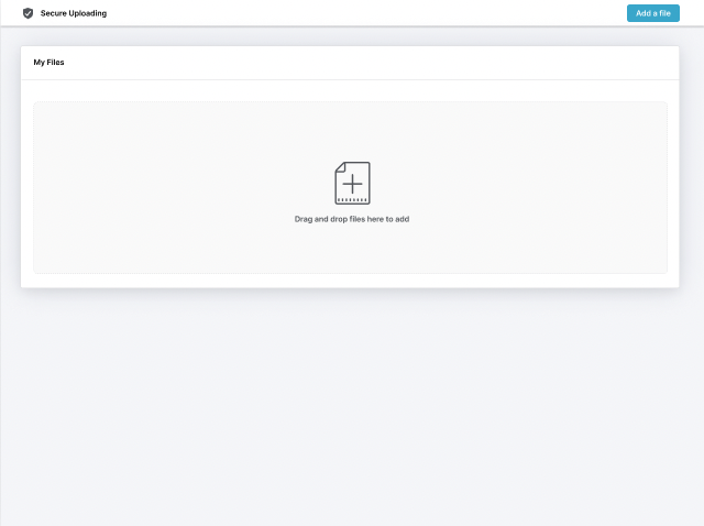 Quickly Upload Files with a Secure Link
