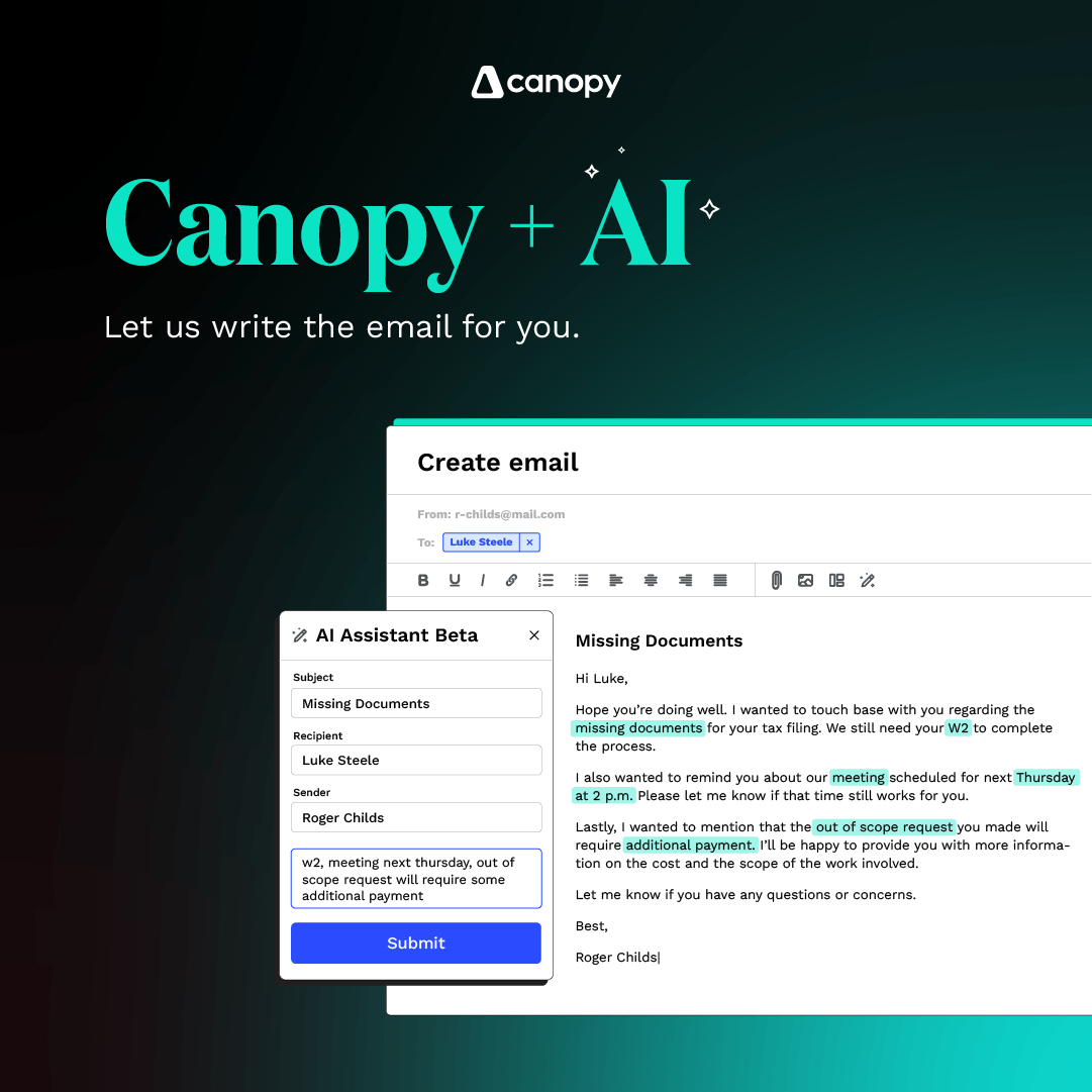 AI for Accounting | Get a Canopy + ChatGPT Demo