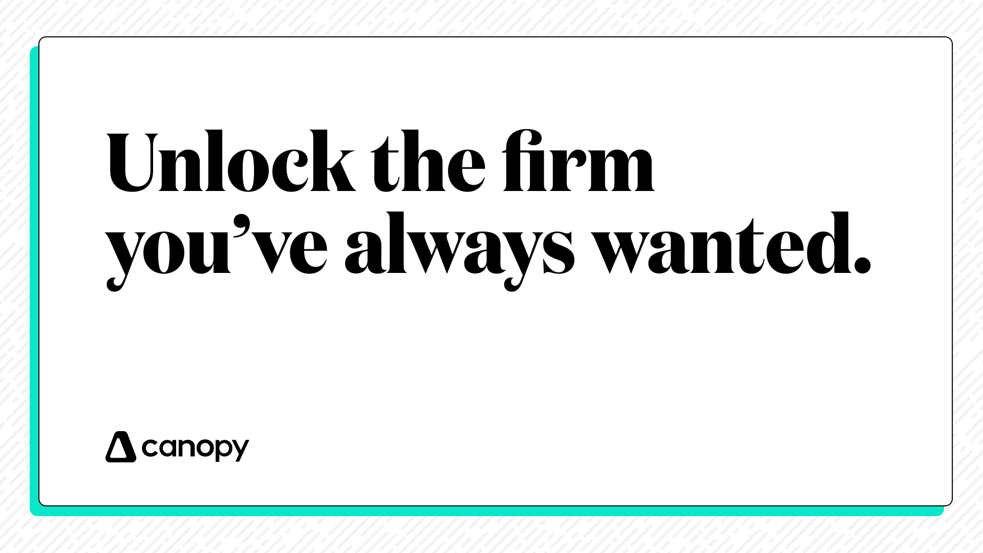 Why Canopy | The #1 Accounting Practice Management Software